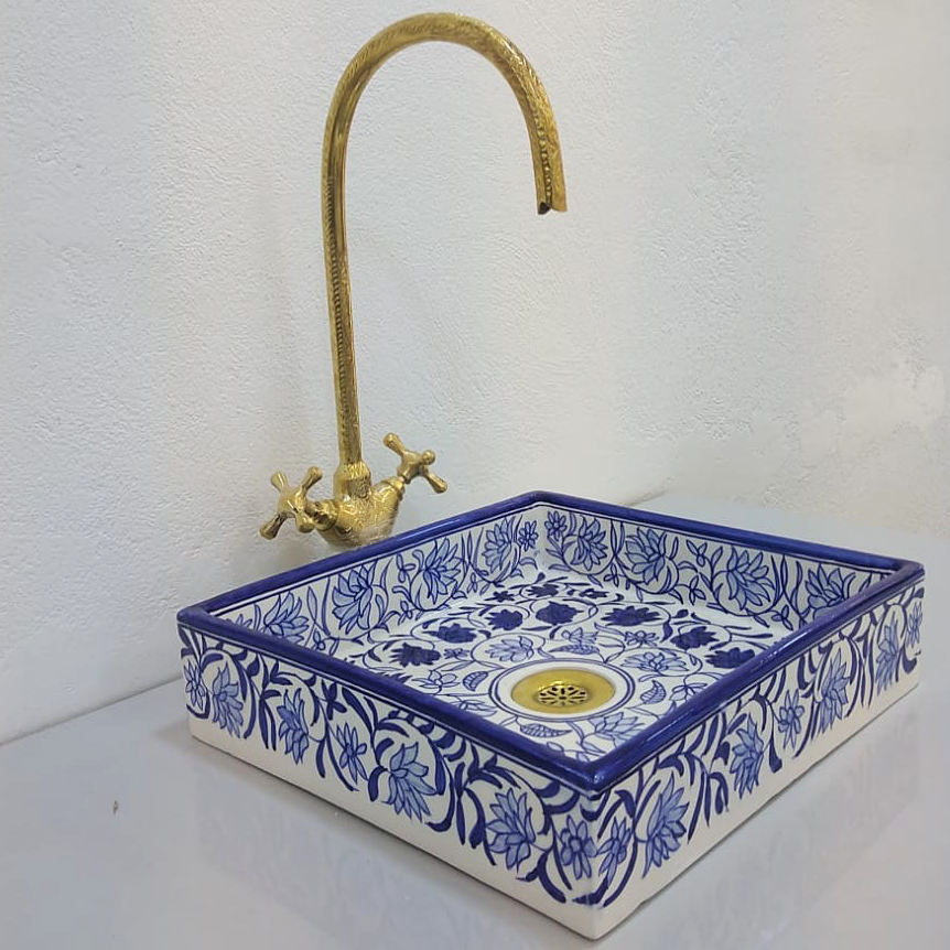 DAOUD Square Moroccan Basin | Unique Sinks Australia